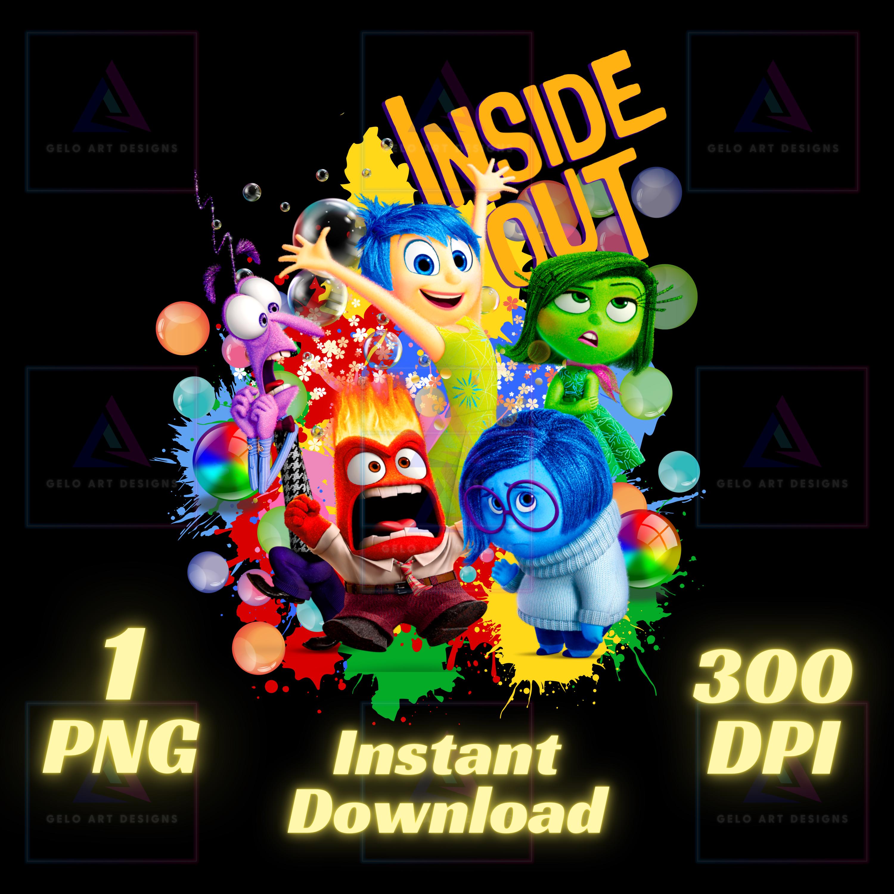 Inside Out PNG, Inside Out Shirt, High Quality Cricut Sticker Instant ...