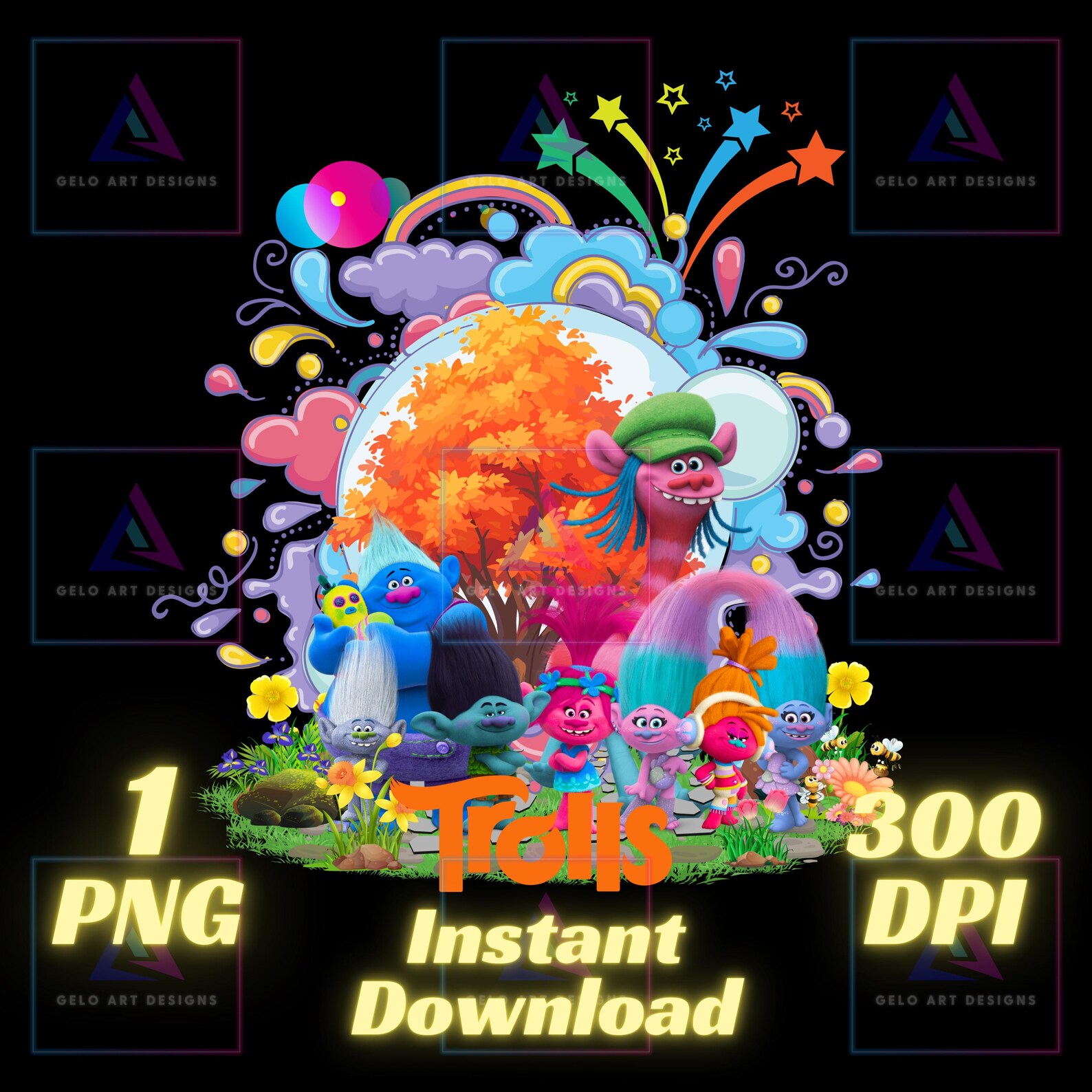 Trolls Movie PNG, Trolls Shirt Png, Queen Poppy Png, Transparent Image ...