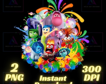 Inside Out 2 Png, Inside Out Shirt, High Quality Cricut Sticker Instant ...