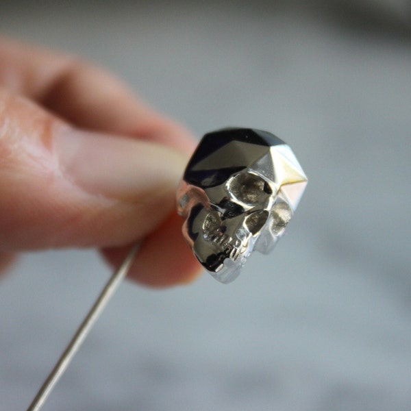 Skull Lapel Pin - Etsy