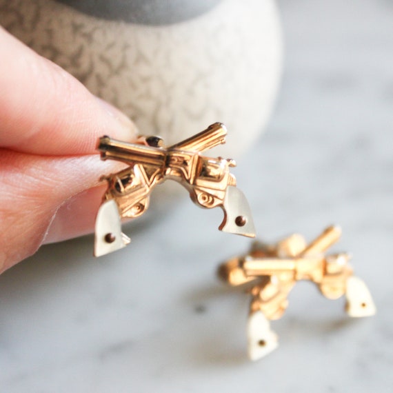 vintage swank western gun - Gem