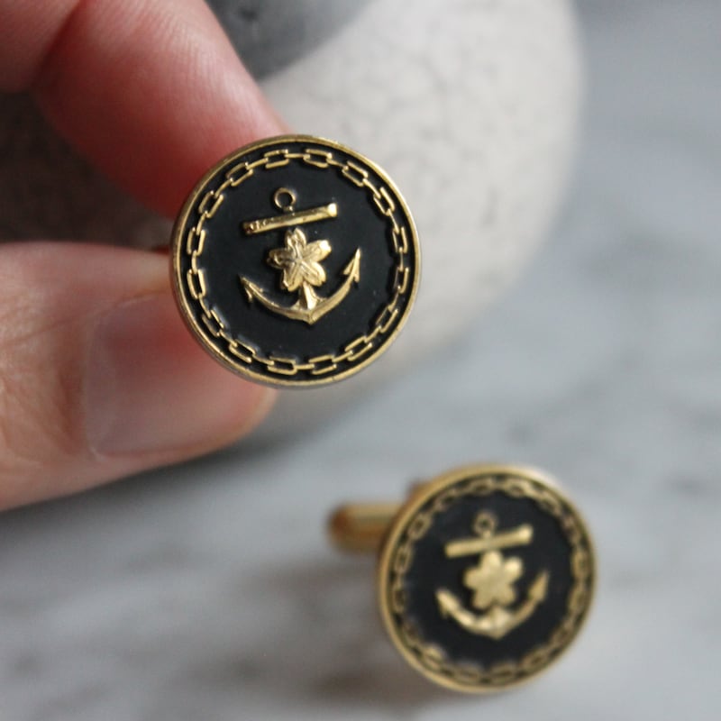 Nautical Cufflinks - Etsy