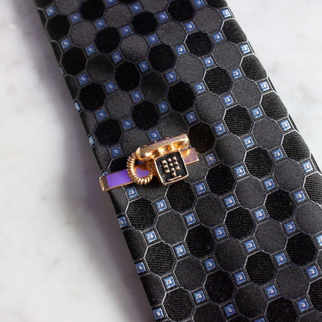 Vintage Phone Tie Bar / Antique Telephone Tie Clip, Retro Geeky Gifts ...