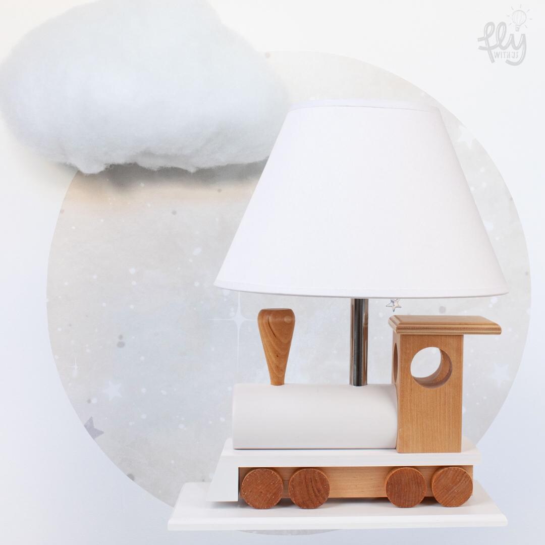 Locomotive Wooden Light | Train Light | Night Table Lamp Locomotive ...