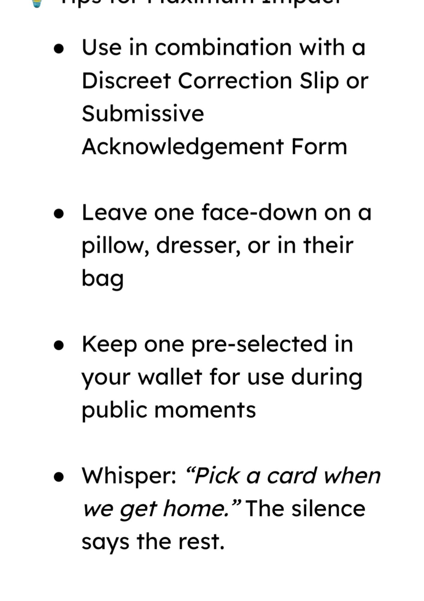 Gothic Discipline Card Deck | 24 Spanking & Ritual Punishment Cards ...