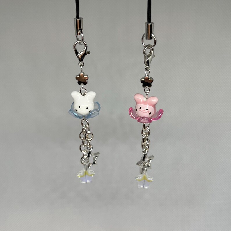 Matching Bunny Chibi Totoro DIY Phone Charm/bag Charm - Etsy