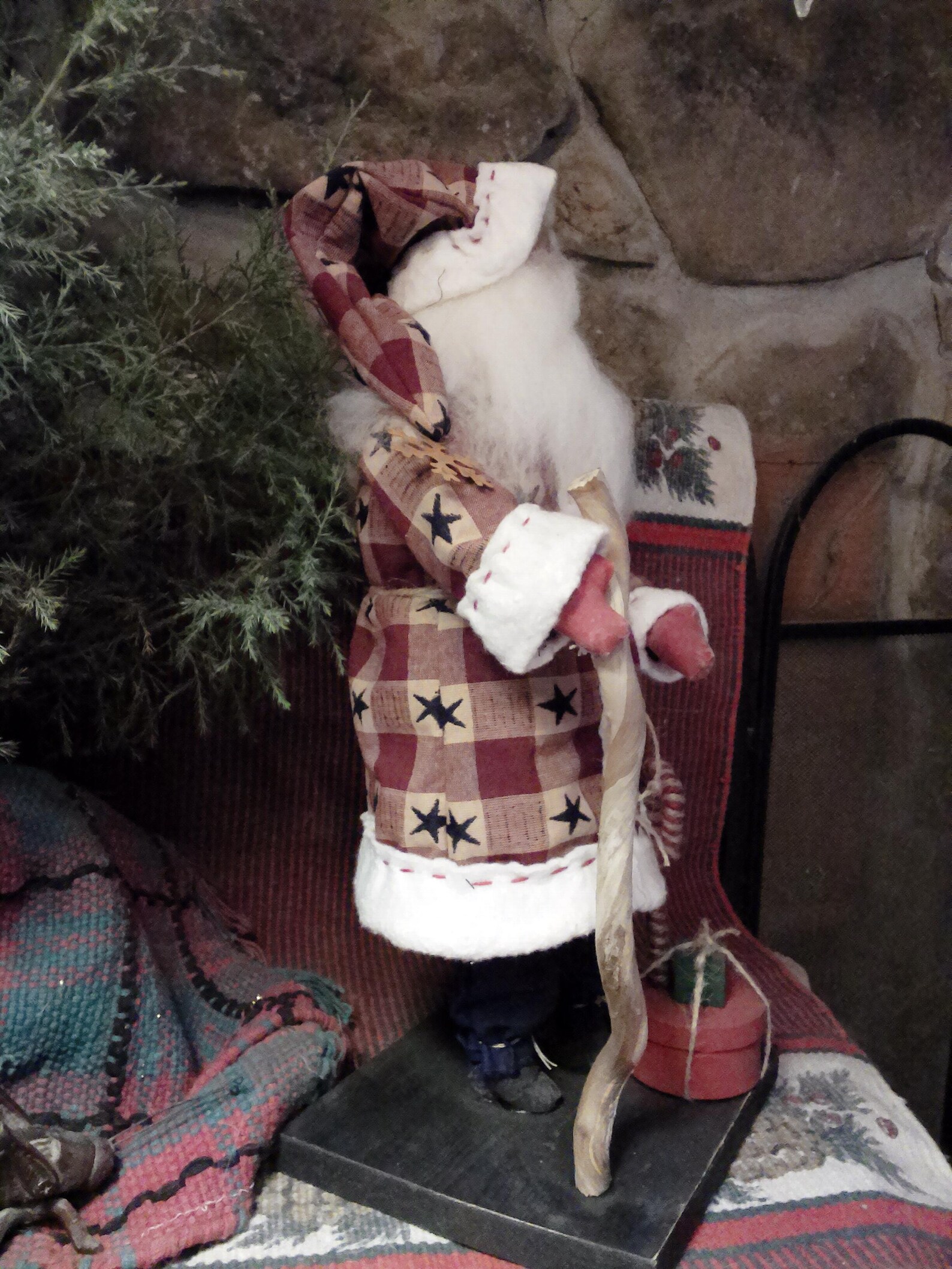 Primitive Santas, Holiday Decor, Perfect Gift for Santa Lover, Rustic ...