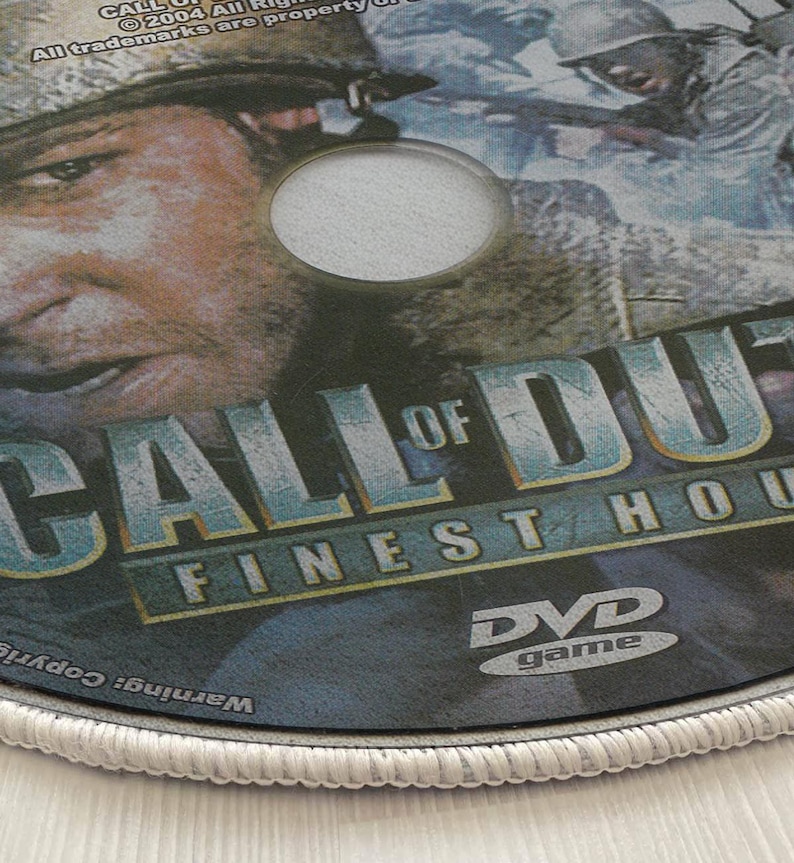 Custom Game CD Rug Made From Your Favorite PS2 or Xbox Disc ...