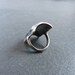 Large Sterling Silver Statement Ring / Armour Ring / Shield Ring ...