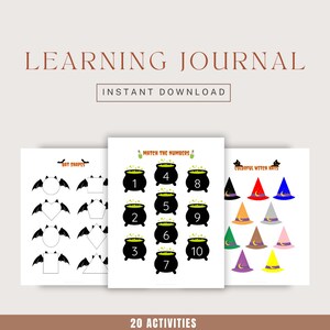 Halloween Learning Journal Activities: DIY Simple, Fun and Educational ...