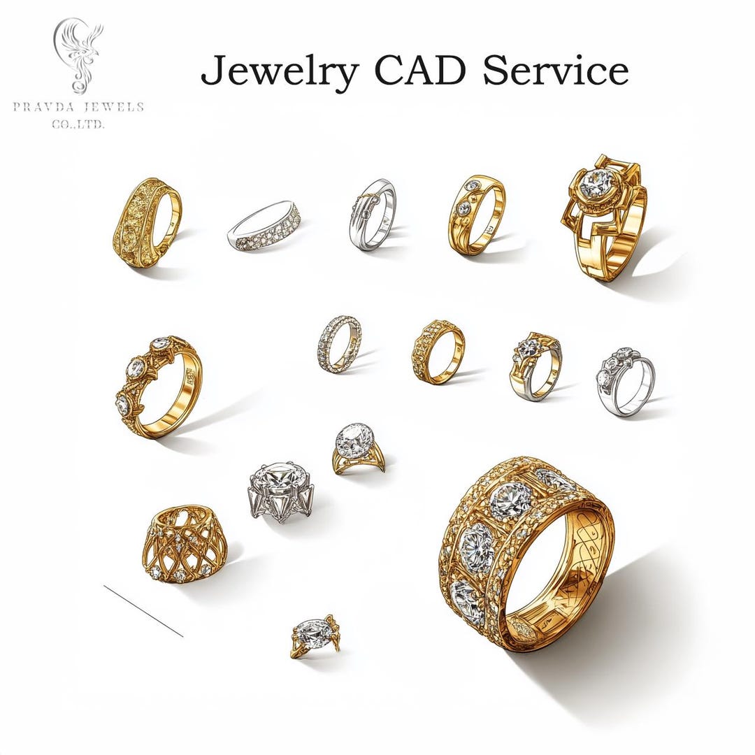 Exclusive CAD Jewelry Design Service Let Your Imagination Run Wild ...