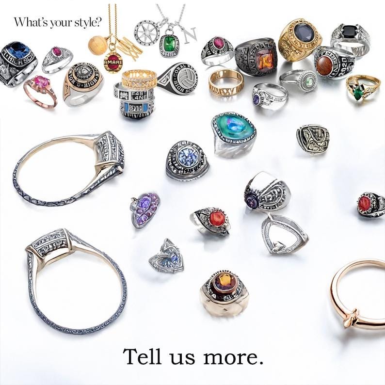 Your Desire Class Ring Design, Custom Personalized Class Ring ...
