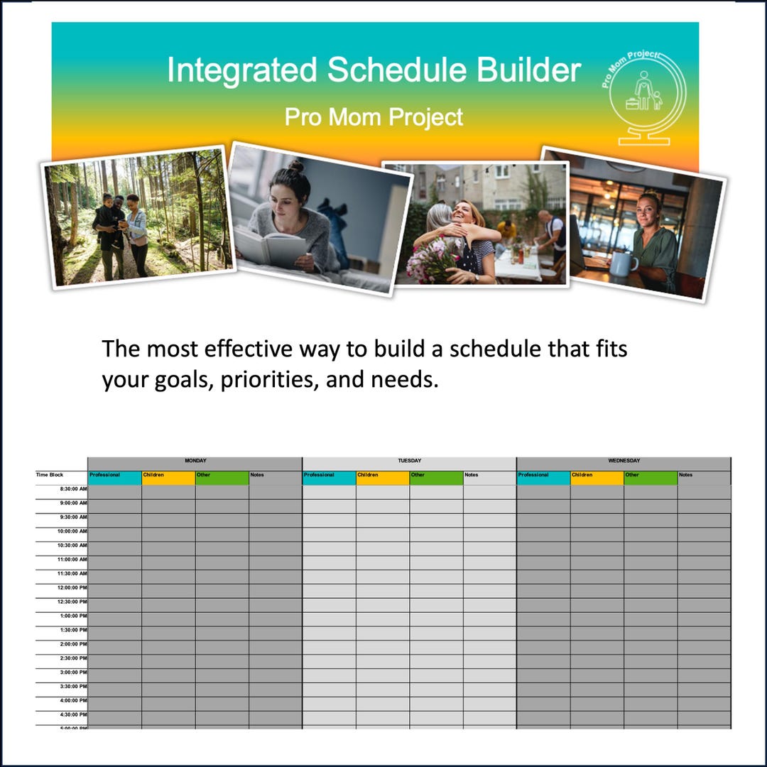 Integrated Schedule Builder - Etsy