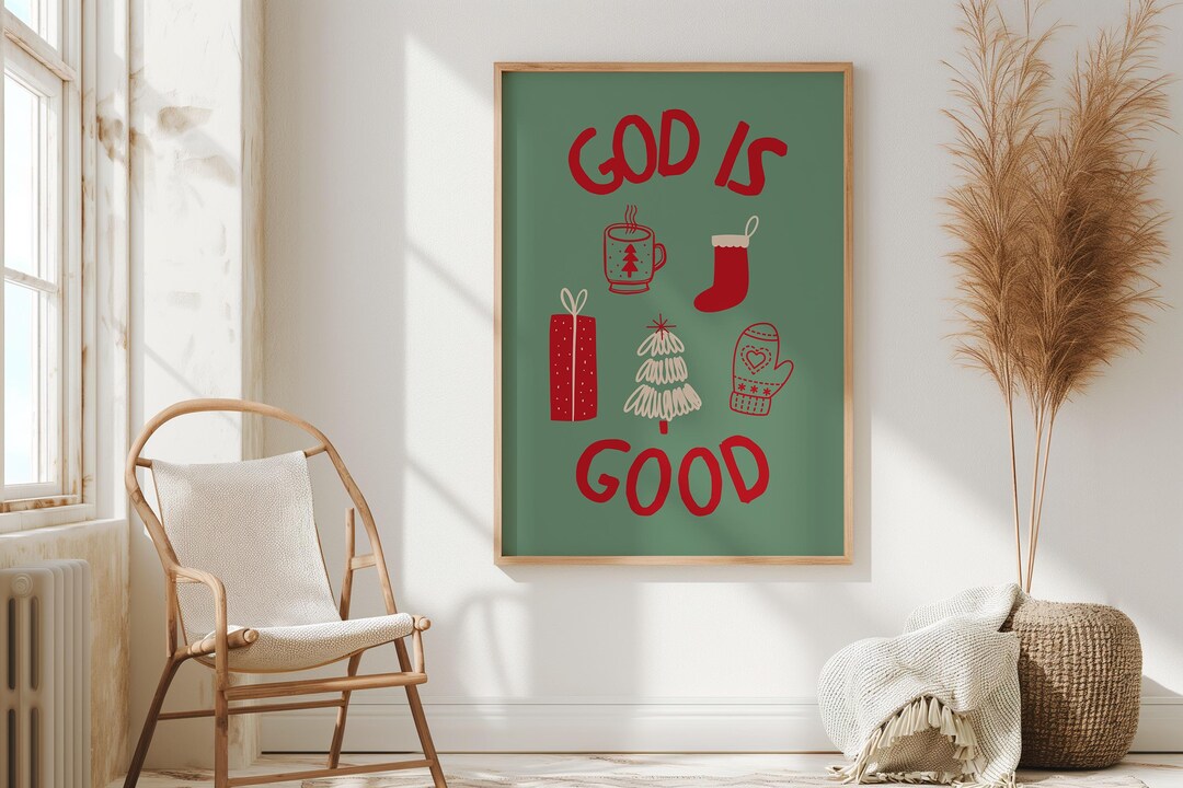 Christian Christmas Wall Art, Holiday Season Bible Verse Wall Art ...