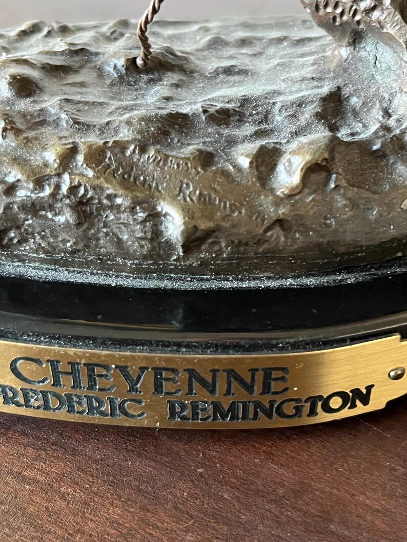 Frederic Remington cheyenne Bronze - Etsy