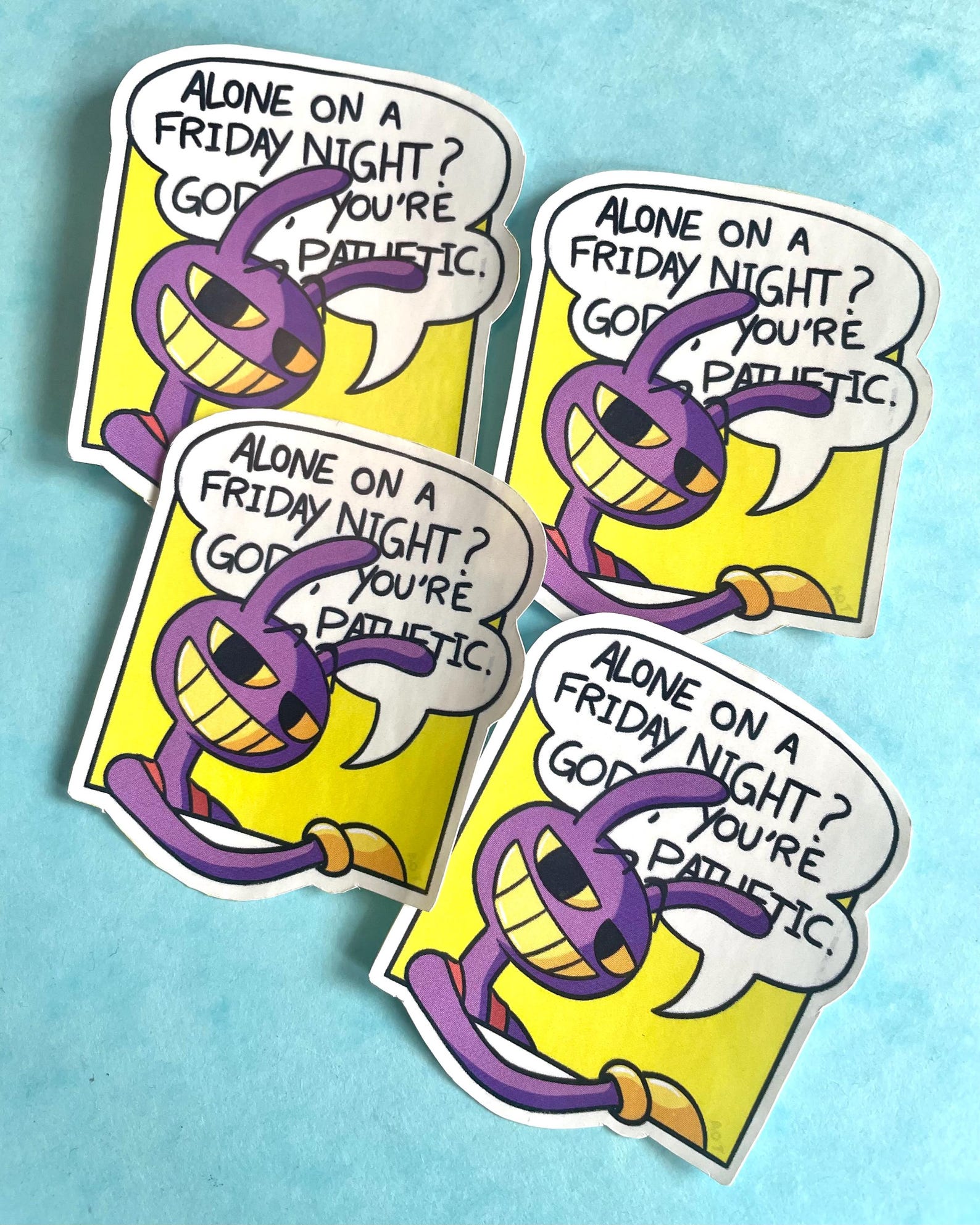 The Amazing Digital Circus Jax Meme Sticker, - Etsy