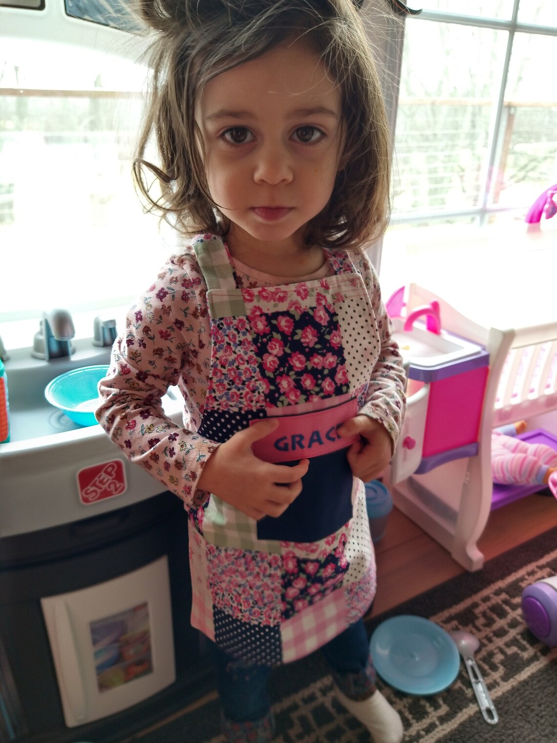 Childs Apron, Preppy Patch, Unisex, Apron, Grilling, Cooking, Baking ...