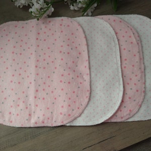 Infant Wash Cloth, Set of 4, Baby Washrag, Baby Face Cloth, Flannel ...