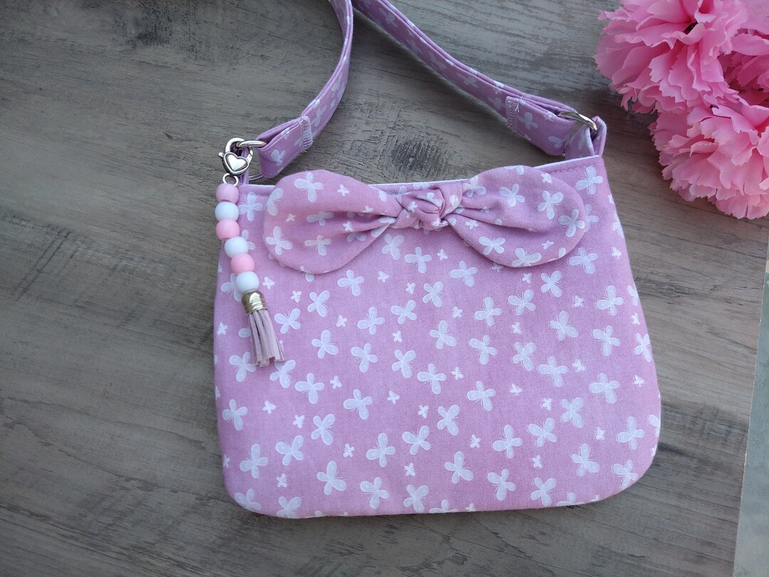 Girls Purse, Crossbody Bag, Fabric Shoulder Bag, Hand Bag, Birthday ...