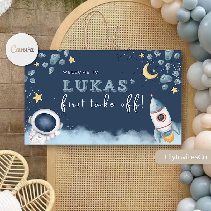 Space Themed Party - Etsy