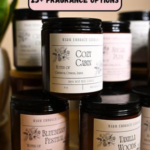 STRONG Scented Candles, Pick Your Scent, Handmade Candle, Soy Wax ...