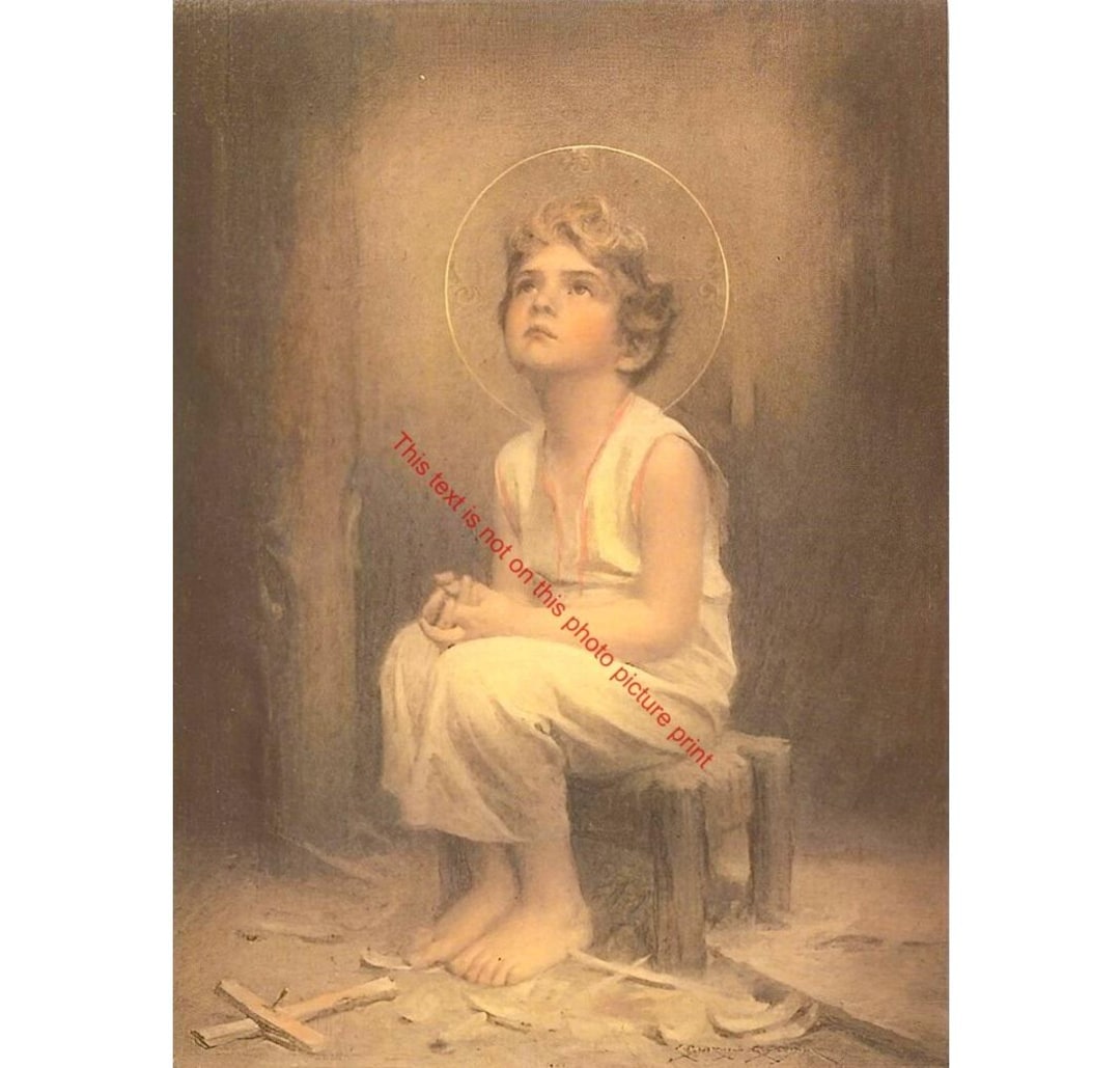 Jesus as a Child Destiny Young Boy Jesus Christ Print Picture, Baby ...