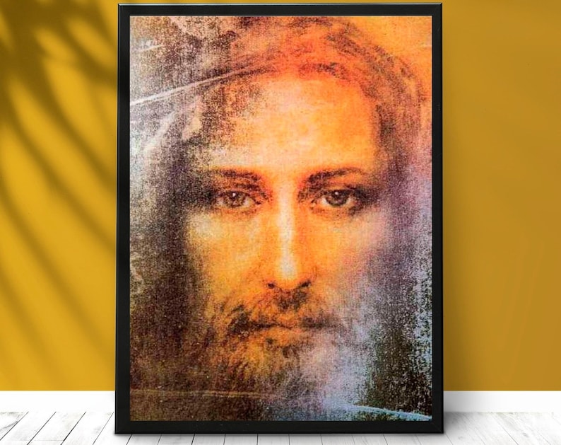 Real Face of Jesus Christ Picture Shroud of Turin Christian Catholic ...