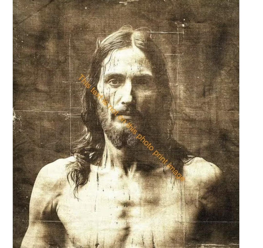 The Shroud of Turin Face of Jesus Christ Portrait Shroud Christian ...