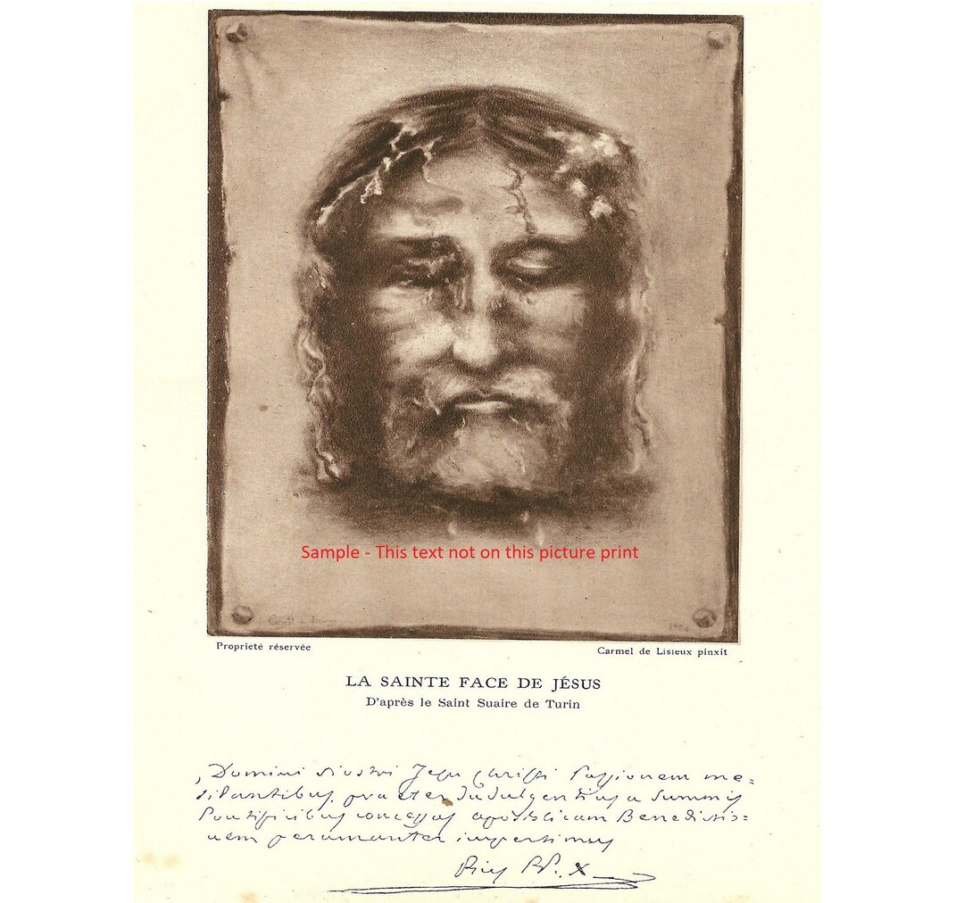 Face of Jesus Christ Relic Shroud of Turin Face of Jesus Christ ...