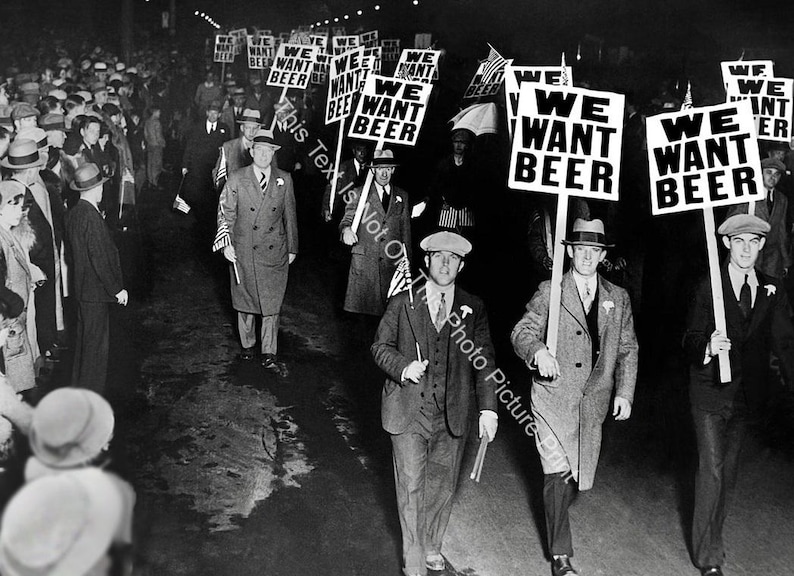 We Want Beer Vintage Photo Prohibition Era Beer Speakeasy 1930s ...