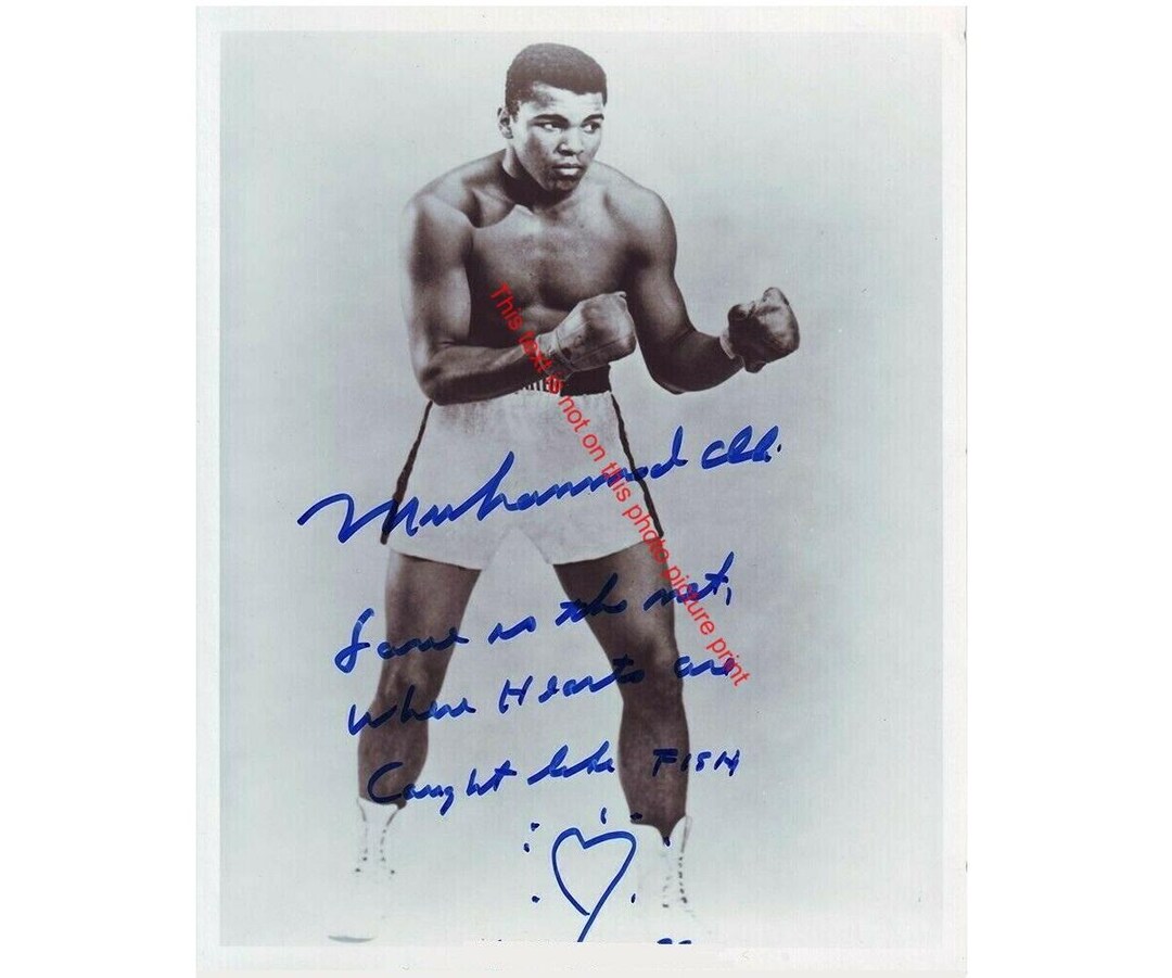 Muhammad Ali Autograph Signed Photo HOF Picture Muhammad Ali ...