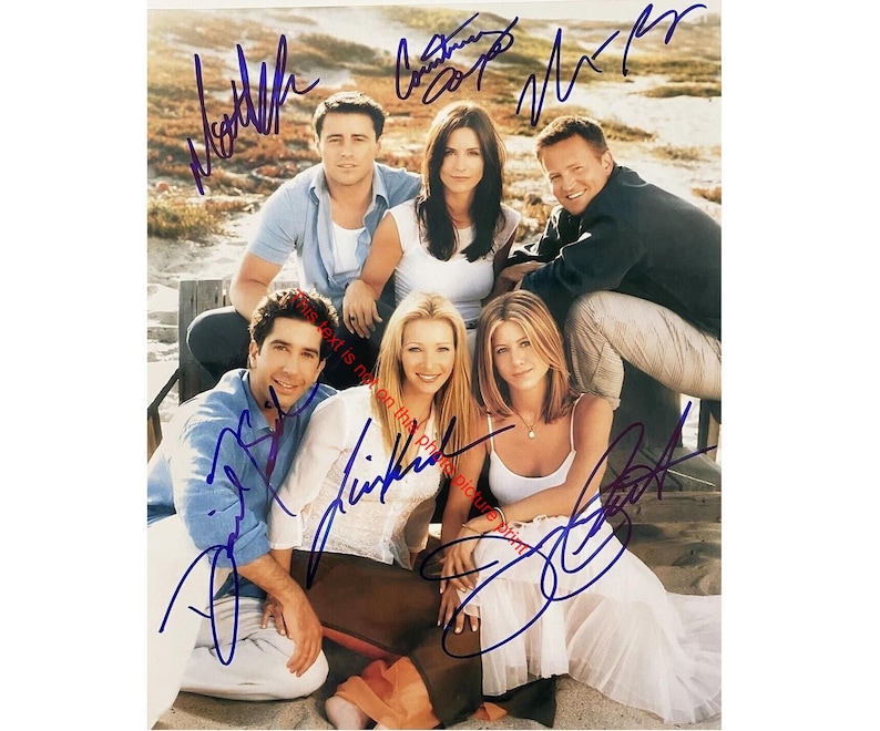 Friends Cast Signed Autograph Photo Autographed Photo Signature RP ...