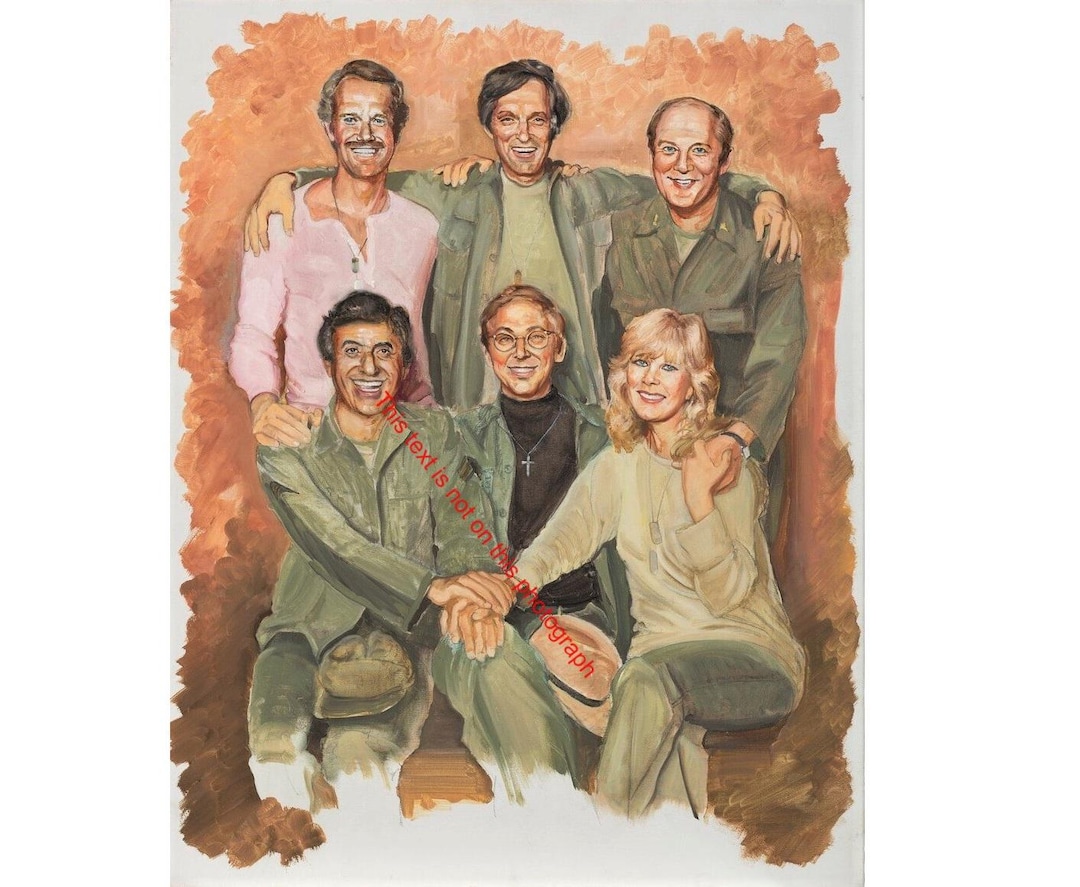 Mash TV Show Harry Morgan Alan Alda Loretta Swit M.A.S.H Cast 1972 ...
