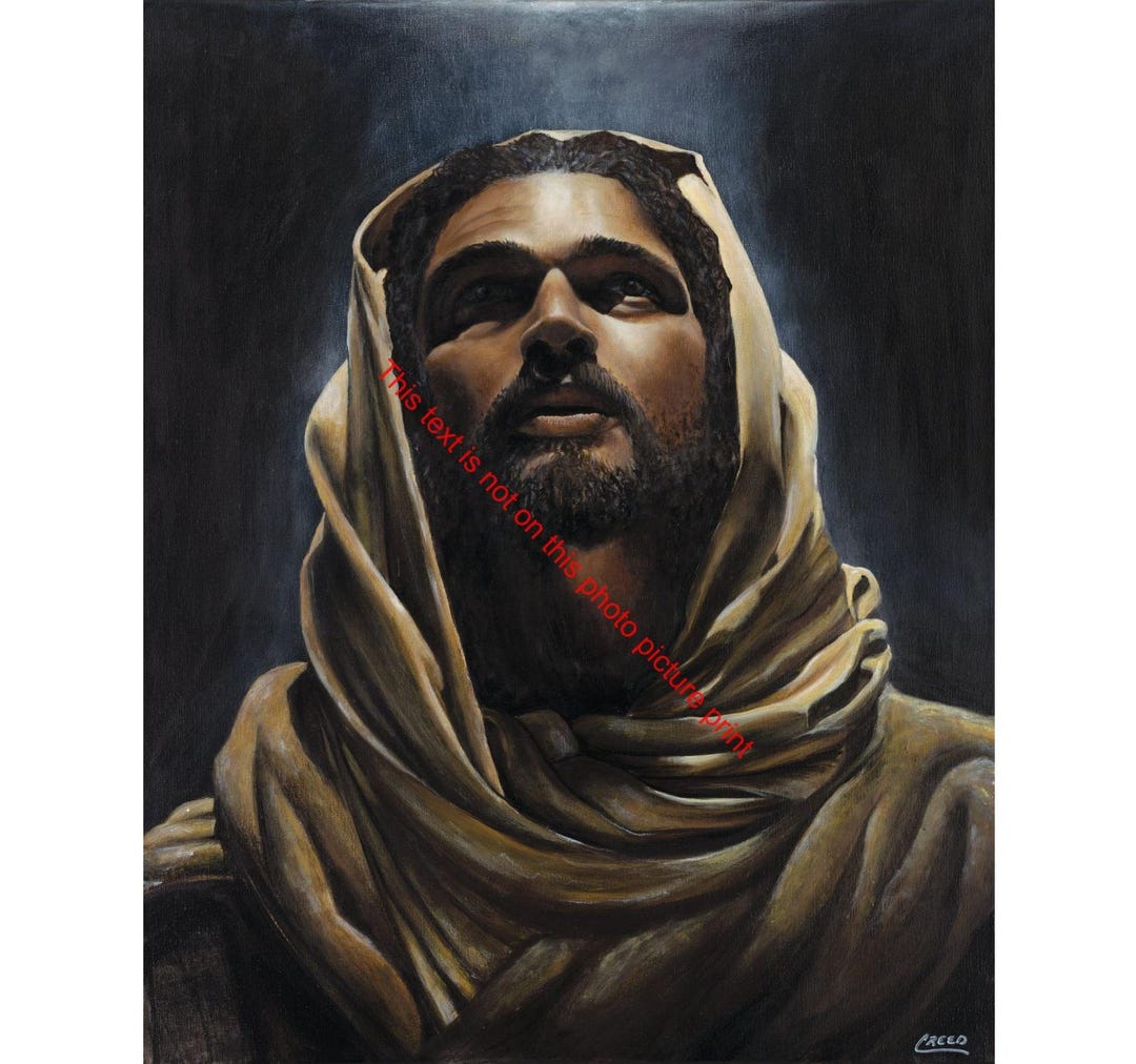 Black Jesus Picture African American Jesus Life Photo Print Spiritual ...