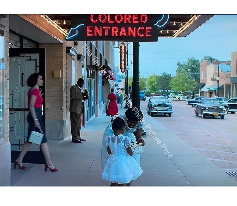 Civil Rights Department Store Segregation Colored Entrance South Black ...