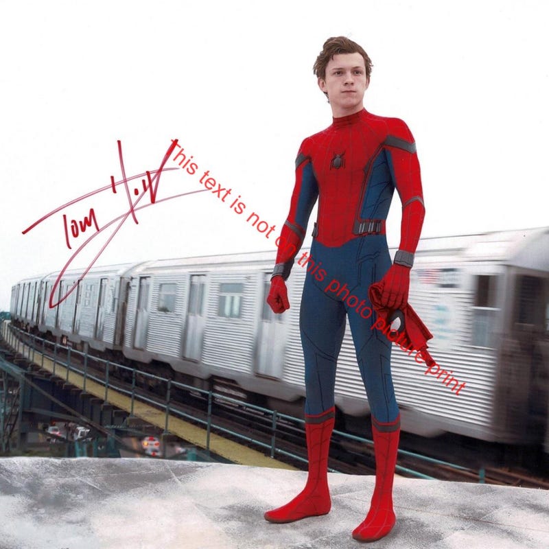 Signed Spider Man Poster - Etsy