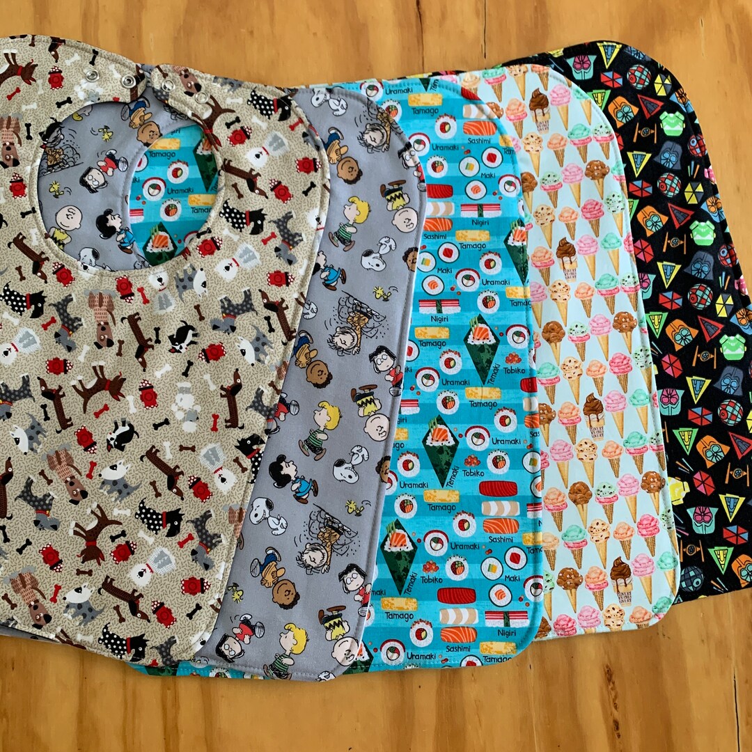 Fun Teen Bibs Choose Your Print 12 1/2 X 17 Inch Moisture - Etsy