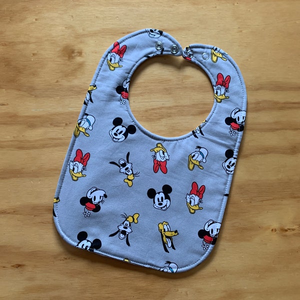Mickey Mouse Bib - Etsy