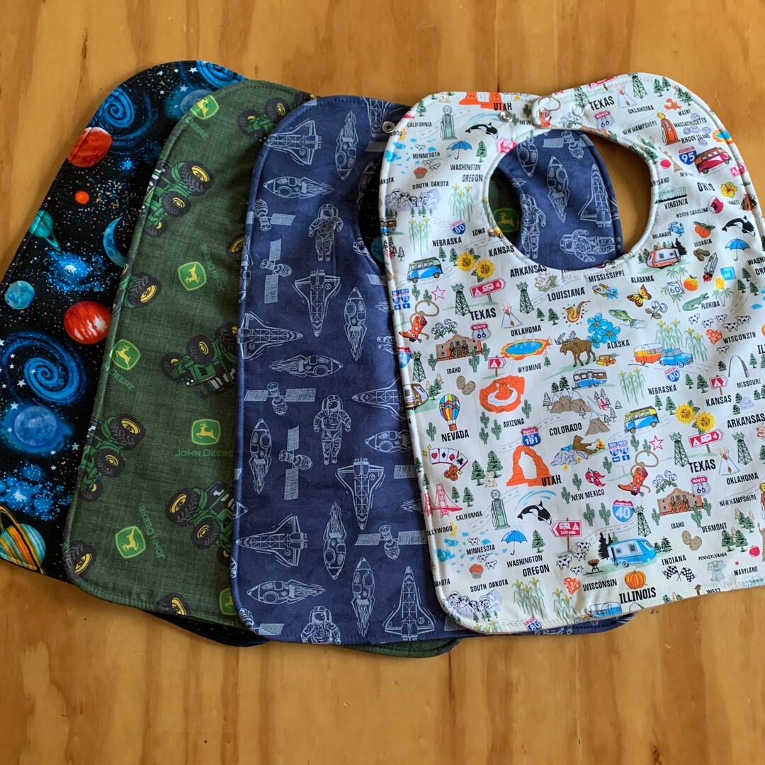 Fun Teen Bibs, Choose Your Print, 12 1/2 X 17 Inch, Moisture Proof ...