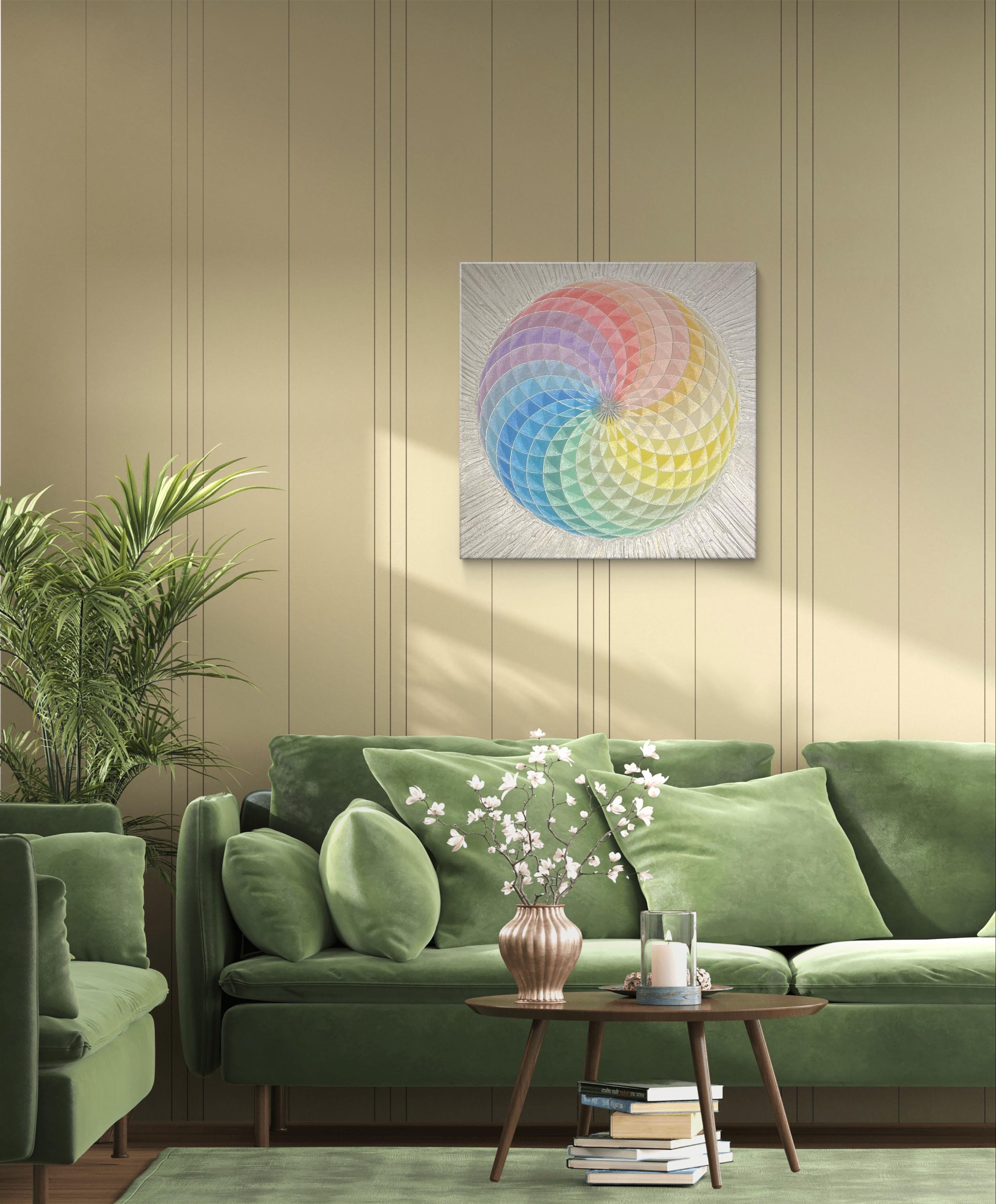 Torus Acrylic Painting Sacred Geometry Art - Etsy
