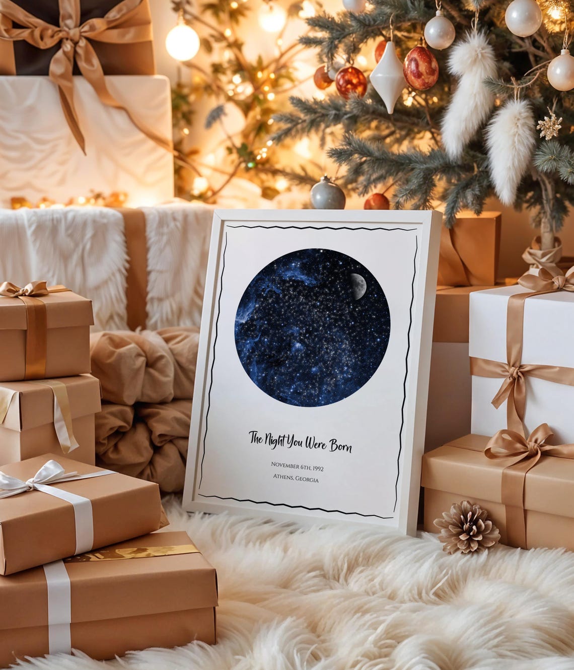 Unique Custom Star Map, Personalised Star Map, Galaxy Star Map, Wedding ...