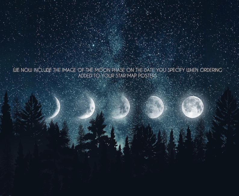 Custom Star Map Print: Personalized Constellation Gift - Etsy