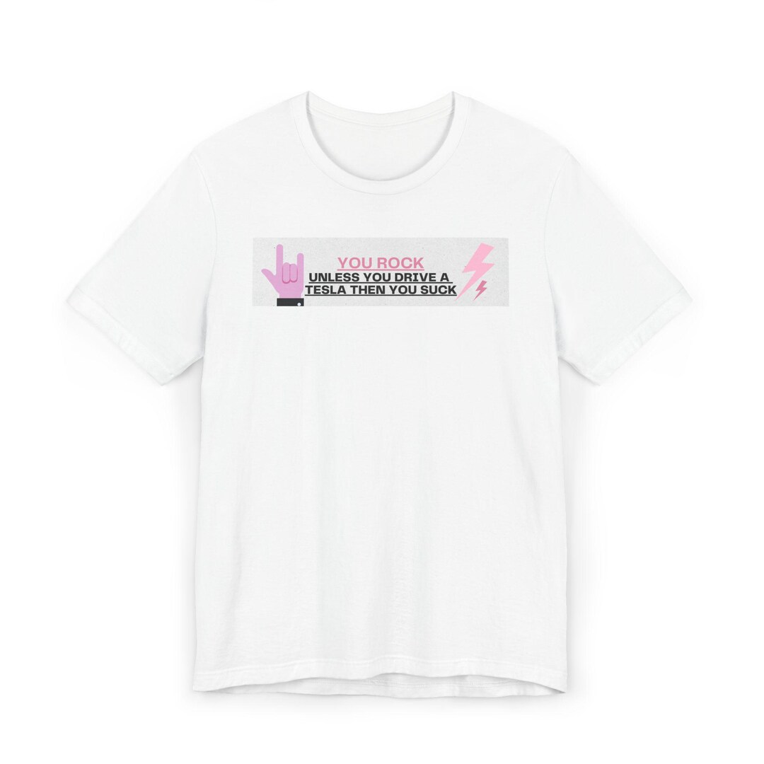 You Rock T-shirt, Funny Graphic Tee, Gift for Music Lovers, Unisex ...