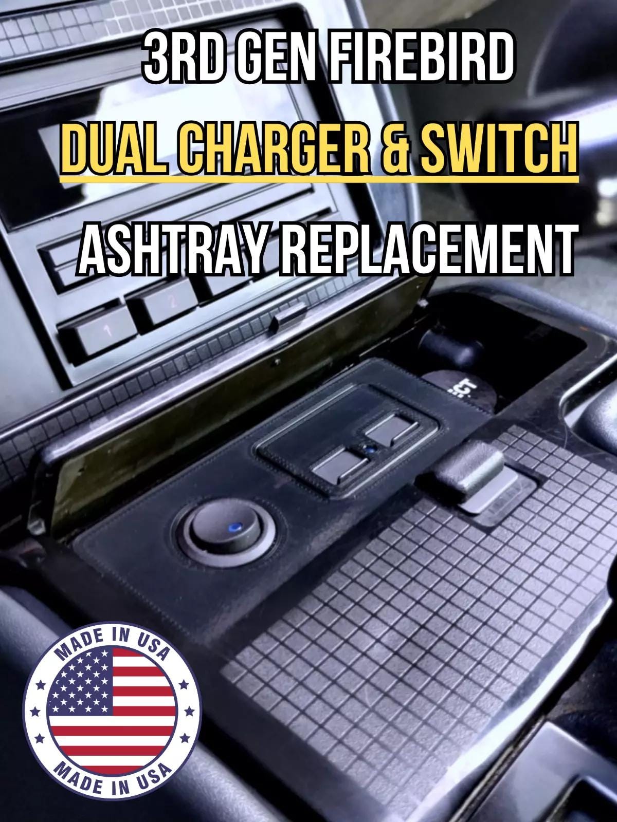 1985-1992 85-92 3rd Third Gen Pontiac Firebird Dual USB & Switch ...