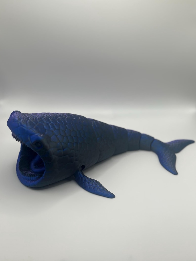 The Bloop Extra Large Articulating Fidget - Mythical Blue - Etsy