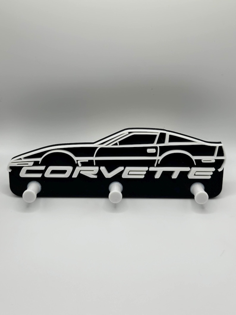 C4 Corvette Classic Car 1984-1996 Key Holder Organizer Home Garage ...