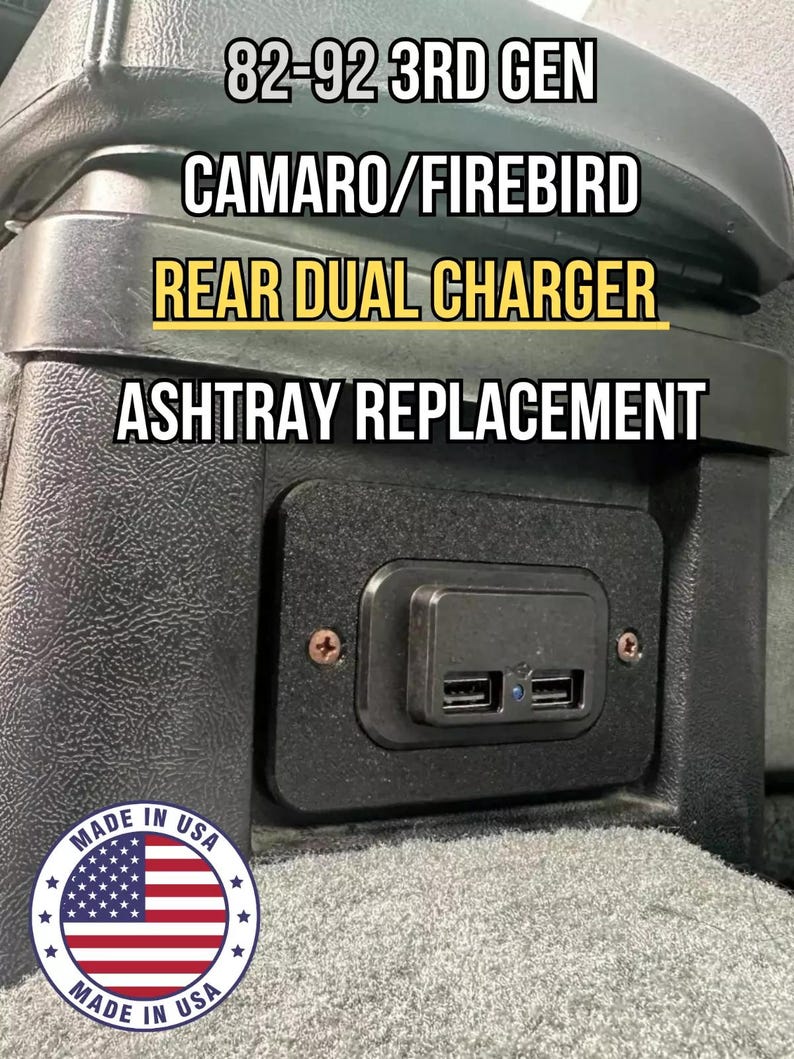 1982-1992 82-92 Third Gen Camaro/firebird Interior Console Rear Ashtray ...