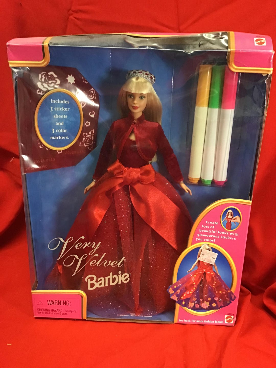 Vintage 1998 Very Velvet Barbie - Etsy