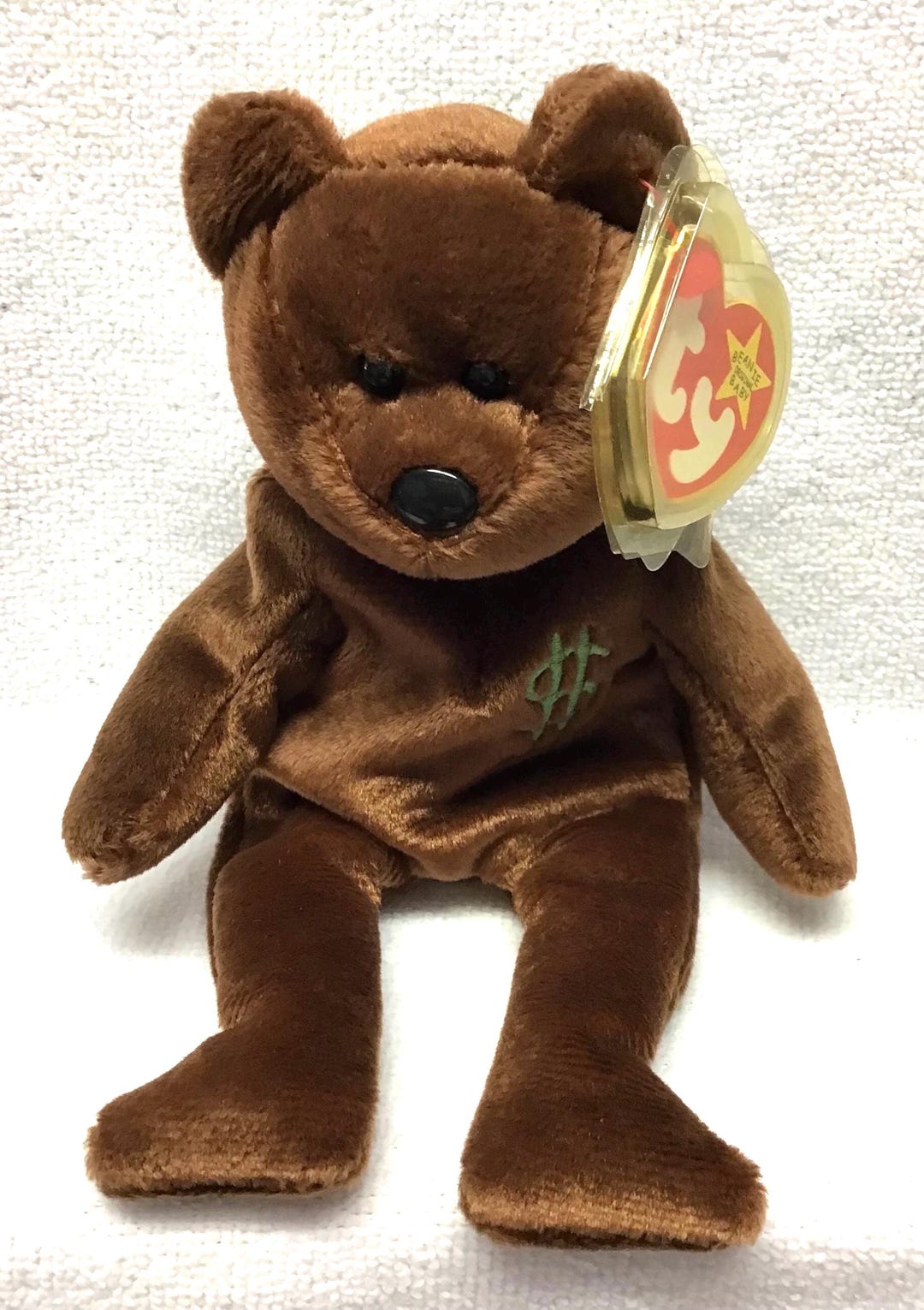 Mint Condition TY Billionaire, Fortune and Mastercard Beanie Baby Bears ...