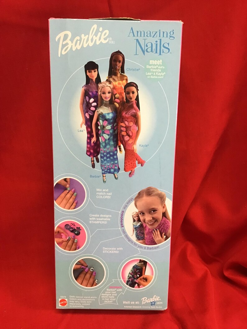 Vintage 2002 Amazing Nails Barbie IN BOX - Etsy